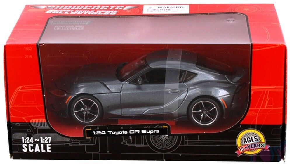 2022 Toyota GR Supra 1/24 Scale Diecast Metal Model - Maisto - GRAY w ...