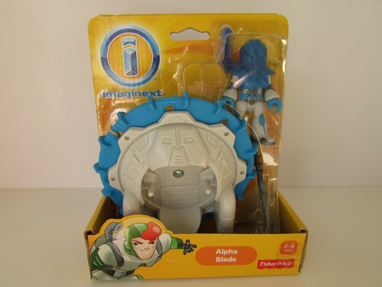 MATTEL FISHER PRICE IMAGINEXT PLAYSET ALPHA BLADE NEW FIGURE & VEHICLE ...