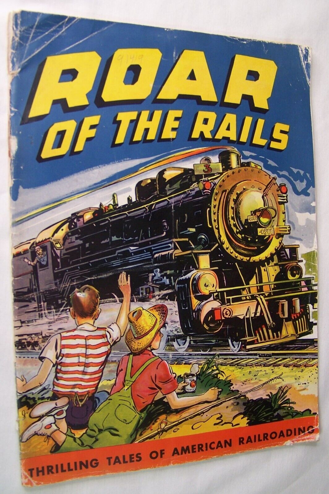 1944 AC GILBERT AMERICAN RAILROAD TALES TRAIN BOOK ROAR of the RAILS ...