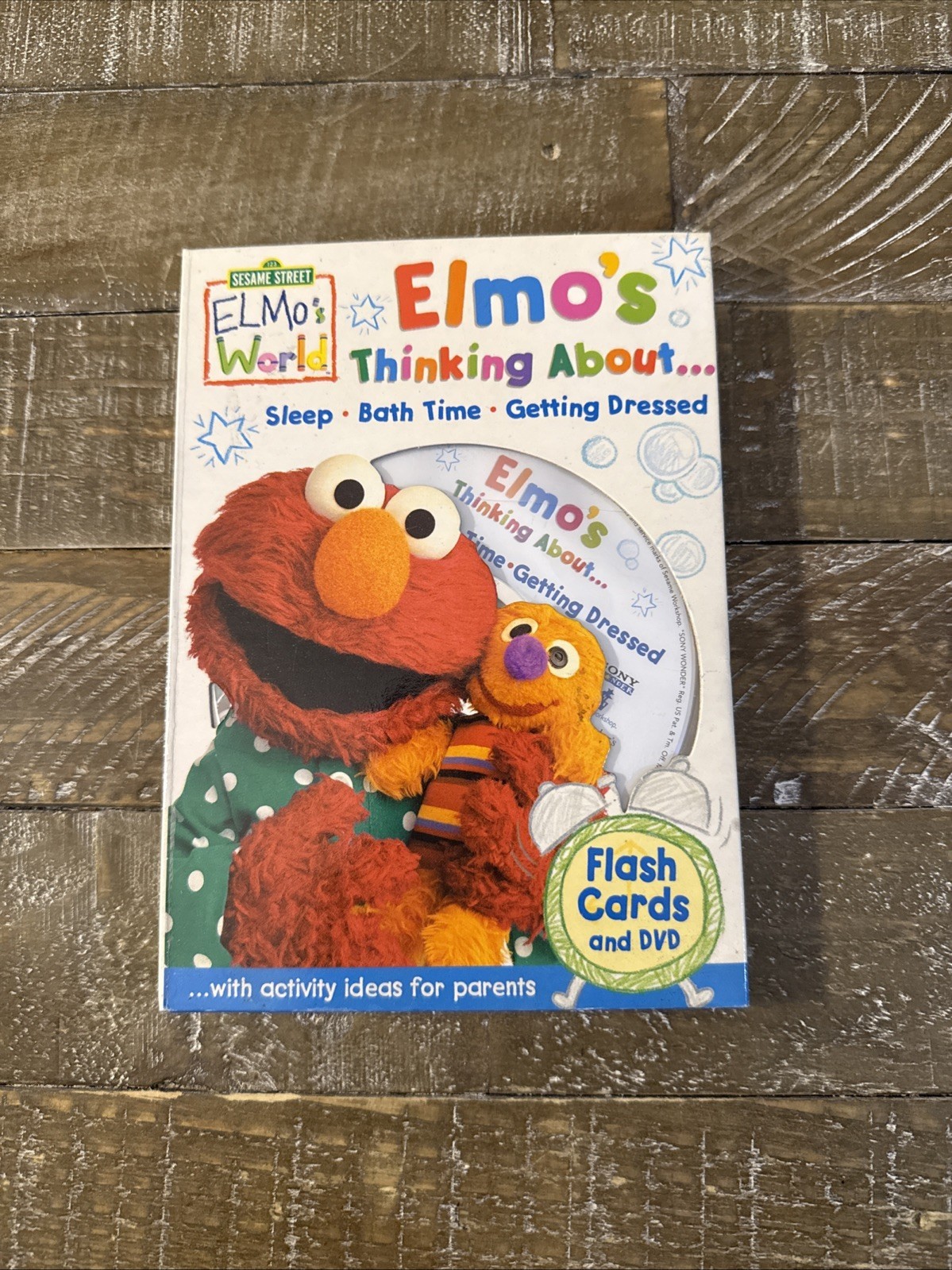 Elmos World Elmos Thinking About Sleep Bath Time Getting Dressed DVD ...