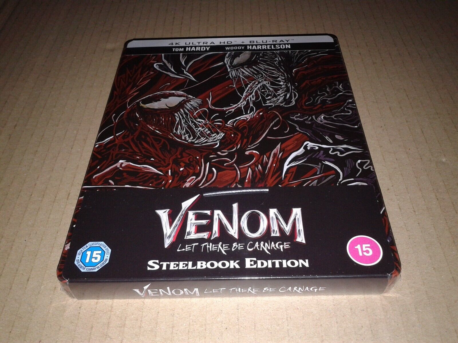 Venom: Let There Be Carnage 4K UHD + 2D Blu-ray Steelbook (UK Release)- show ... - DVDs & Blu ...