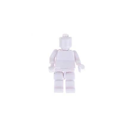 Building Toy Super Posable White blank plain DIY Minifigure Gift ...