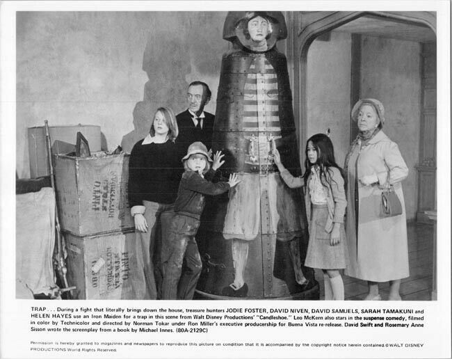 Candleshoe original 8x10 photo David Niven Jodie Foster Helen Hayes ...