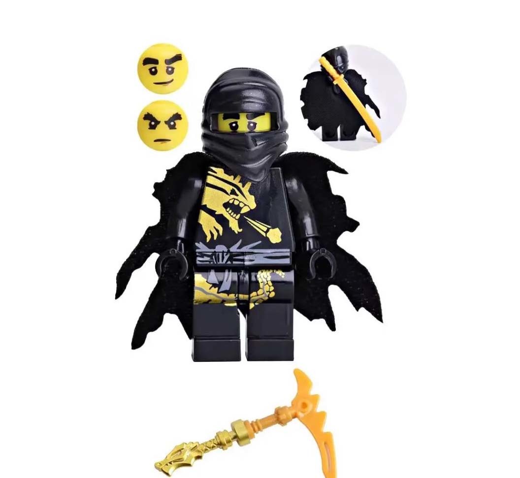 Cole Ninjago Dx Dragon Suit Custom Minifigures - LEGO (R) Minifigures