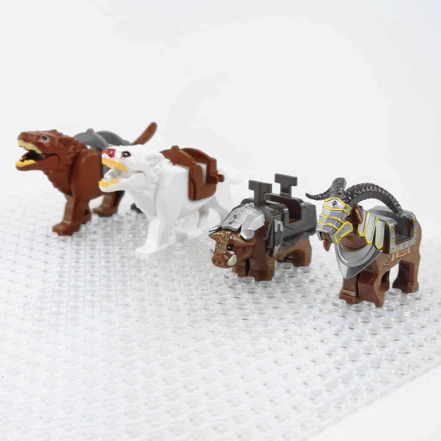 Wargs and Boar Ram War sheep Lord of the Rings The Hobbit 4pcs ...