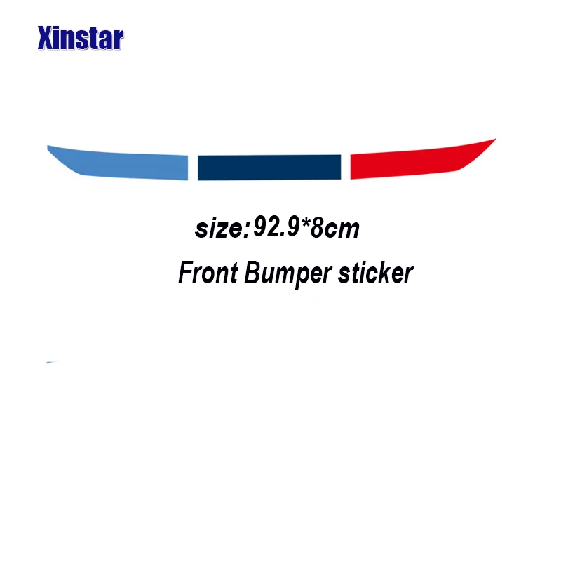 M Power Performance Car Front Bumper Sticker For E36 E39 E46 E60 E61 ...