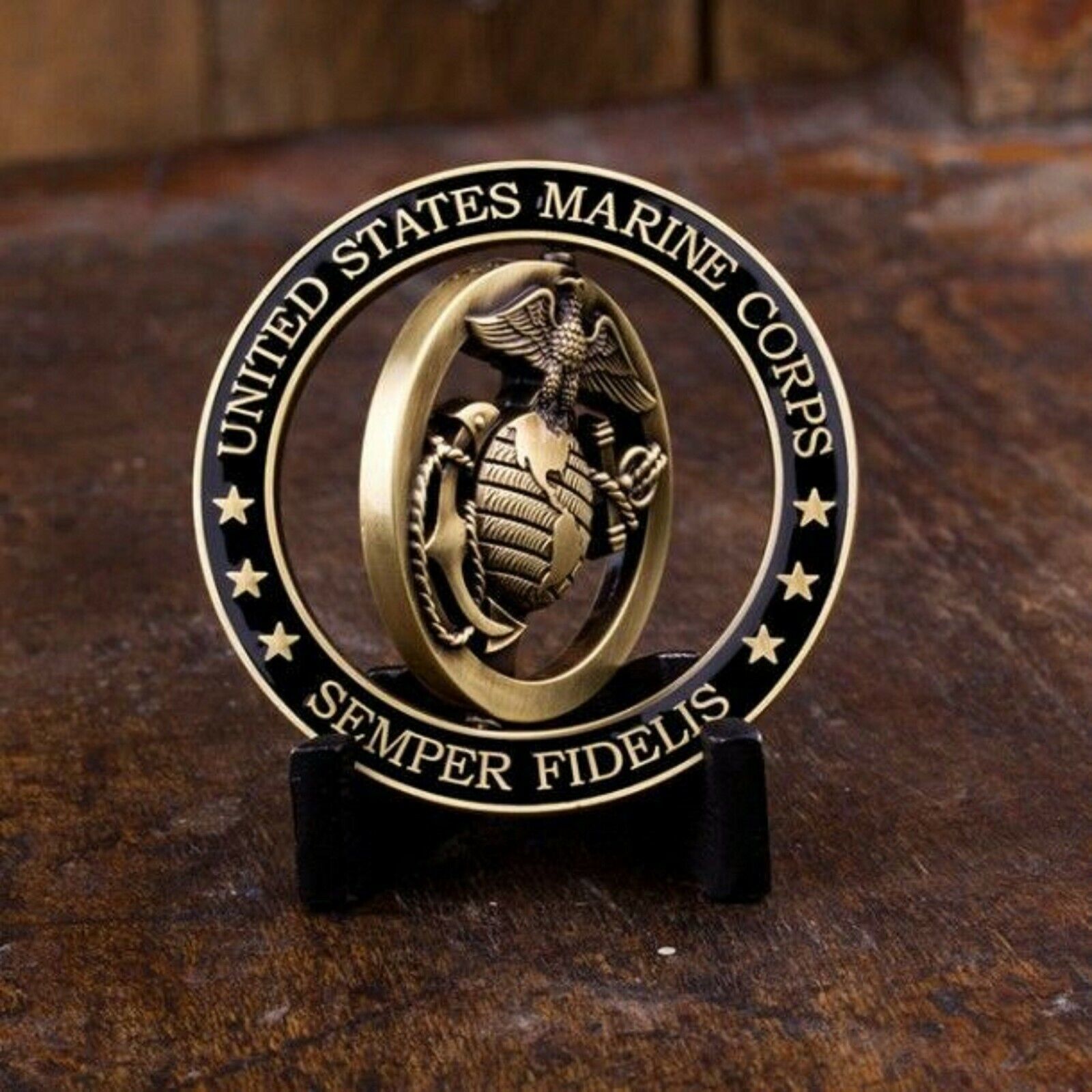 MARINE CORPS USMC EGA EAGLE GLOBE ANCHOR 2" CHALLENGE COIN - Current ...