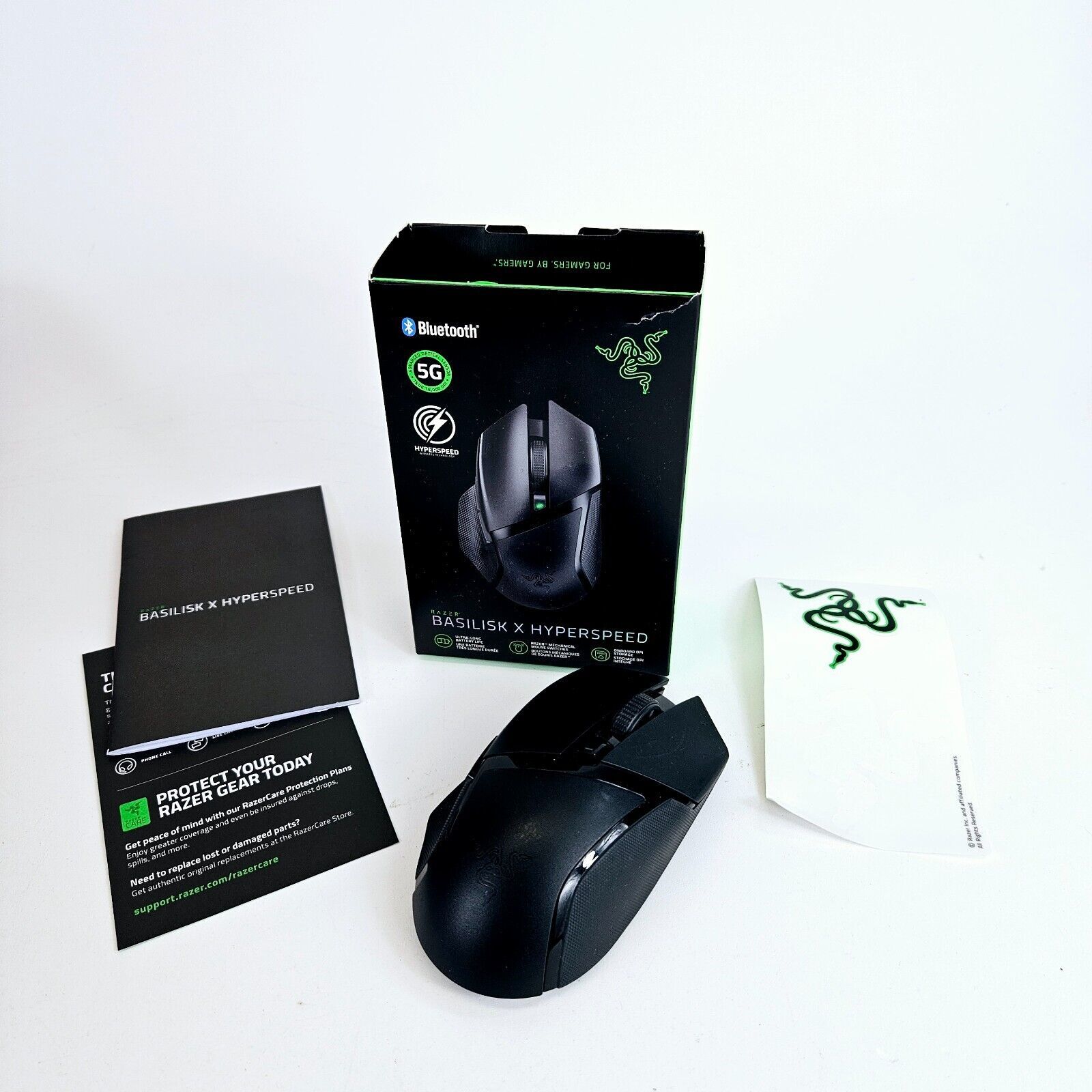 Razer Basilisk X Hyperspeed Black Wireless Ergonomic Gaming Mouse ...