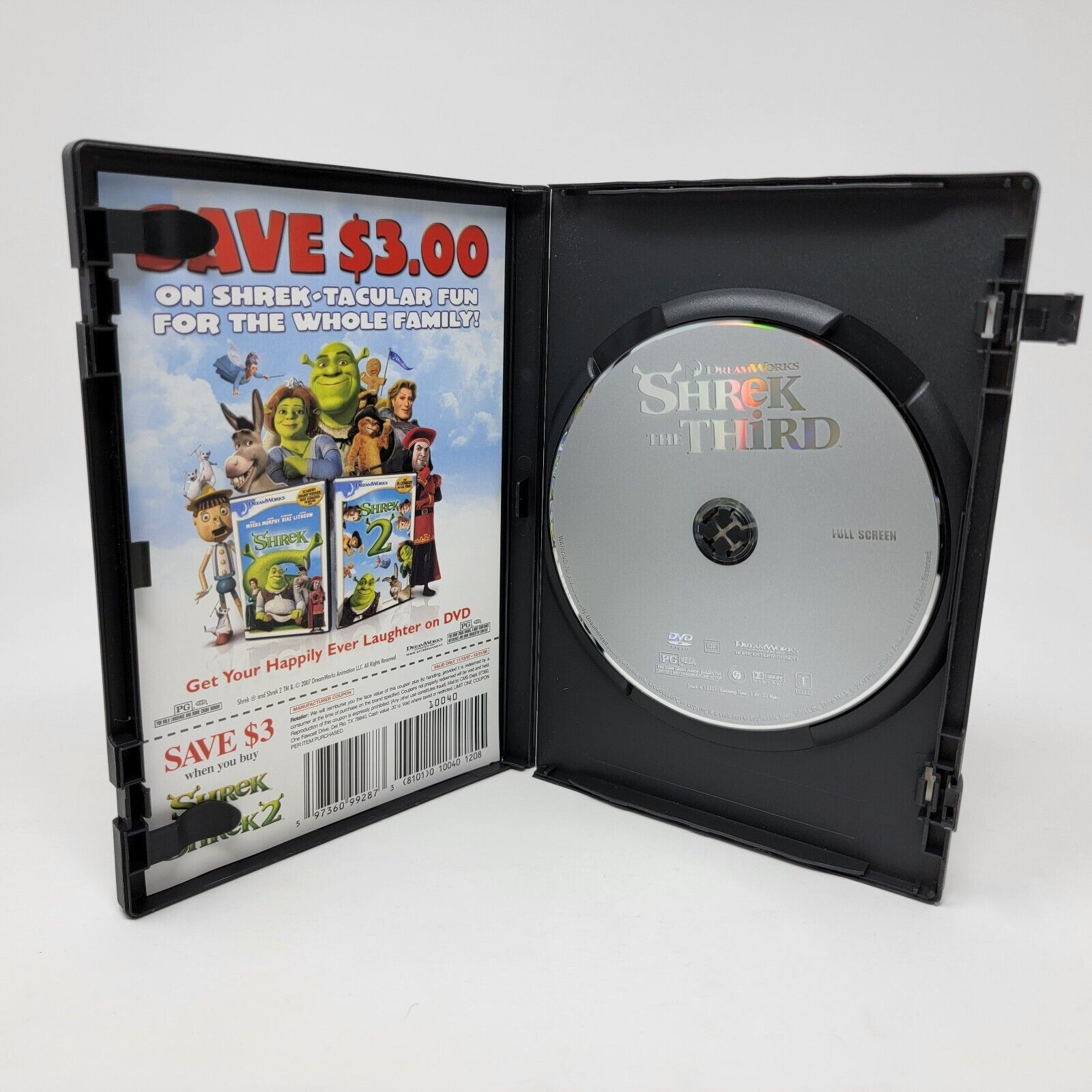 Shrek Two Disc Special Edition Shrek 2 Shrek the Third DVD 3 Pack ...