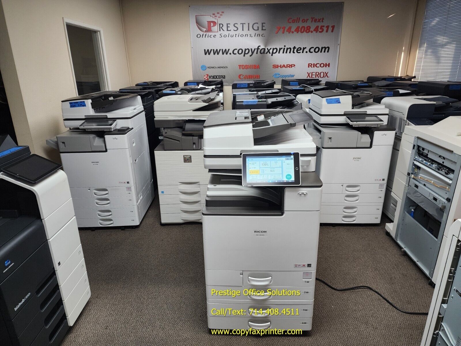 Ricoh IM C6000 Color Copier Printer Scanner. Low Meter Count Only 45k ...