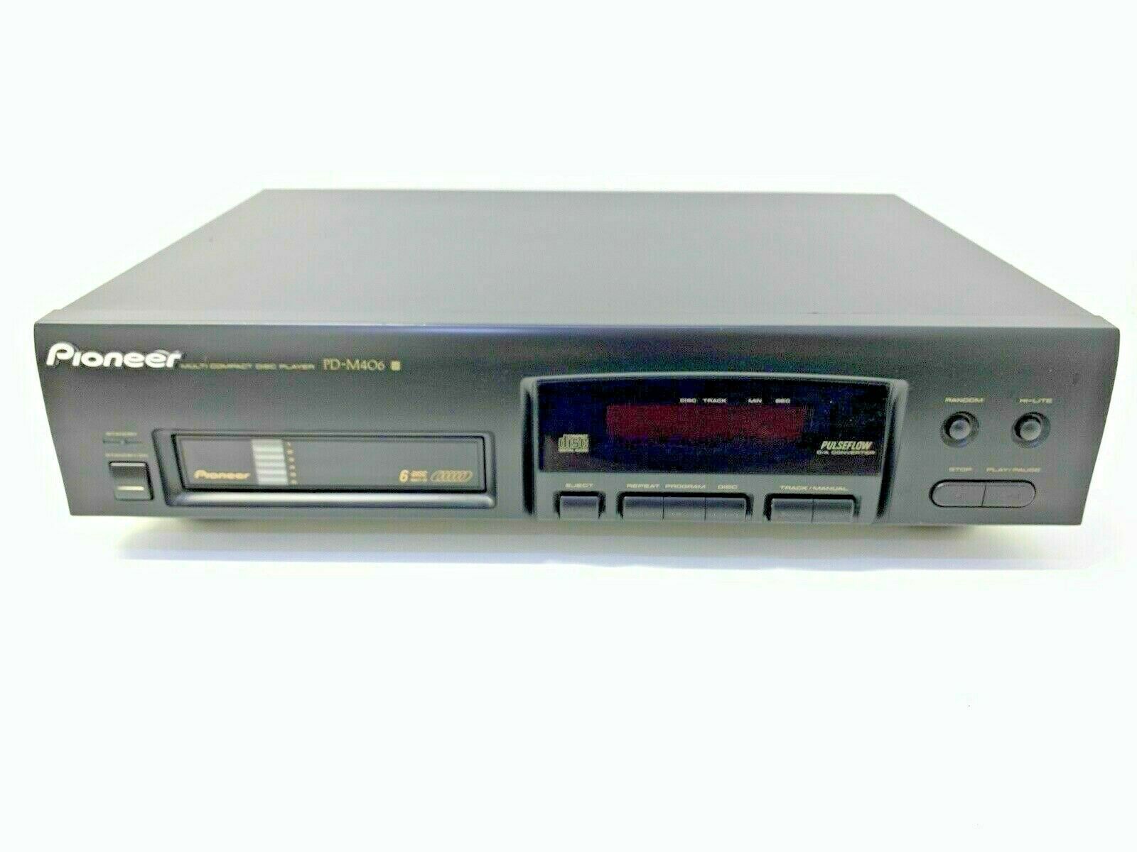 Pioneer Multi Compact Disc Player PD-M406 Holds 6 CD's - Home Audio