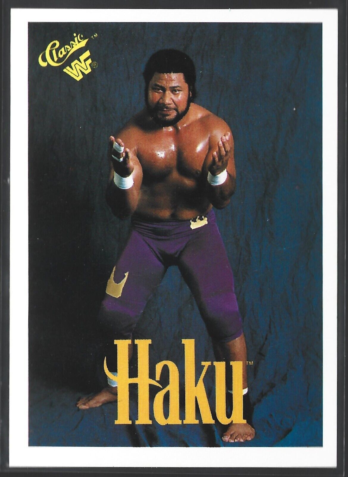 1990 WWF Classic Haku #88 Meng WWE WCW TNA NXT AEW HOF - Trading Card ...