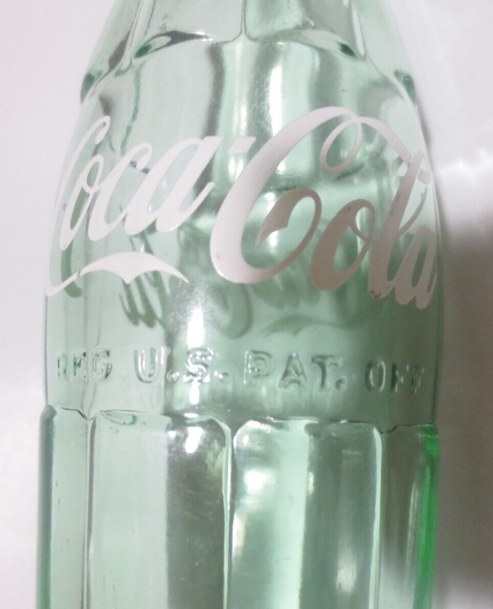 Set of 3 Different Coca -Cola 10 Oz Glass Returnable Bottles Empty - Soda