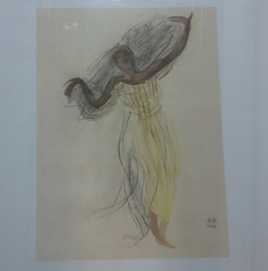 1906 Auguste Rodin - Cambodian Dancer Poster 1993 Nouvelle Images Art ...
