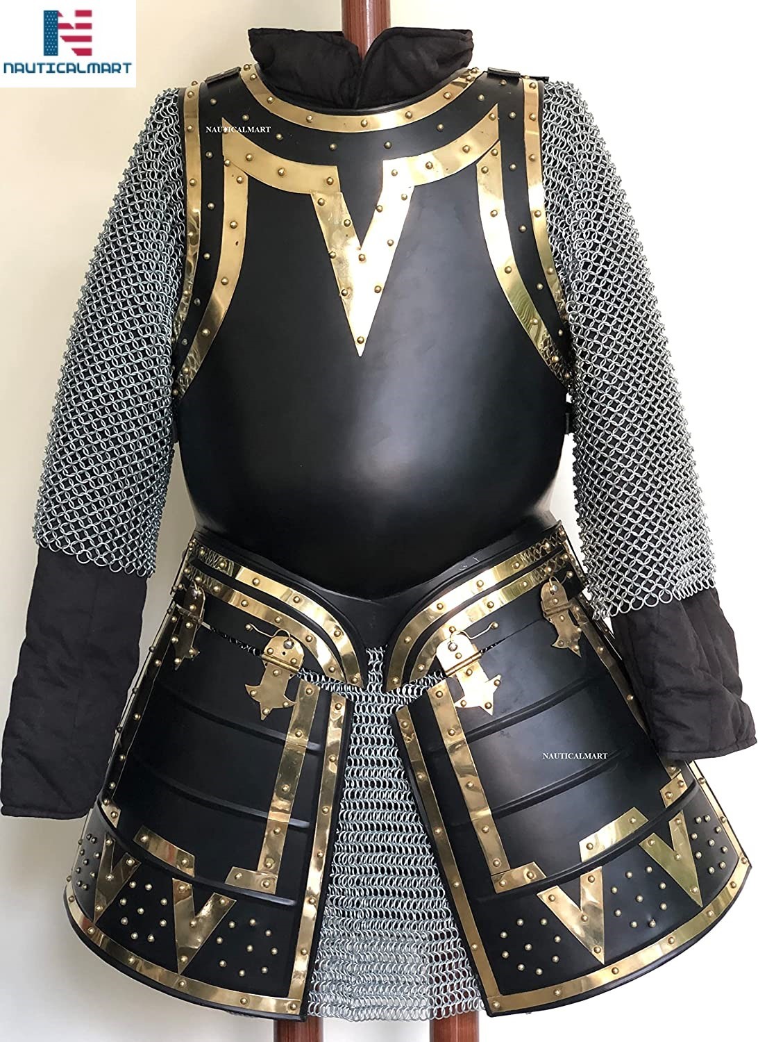 Pikeman’s Armor Set 18 Gauge Steel Blackened Breastplate/Backplate ...