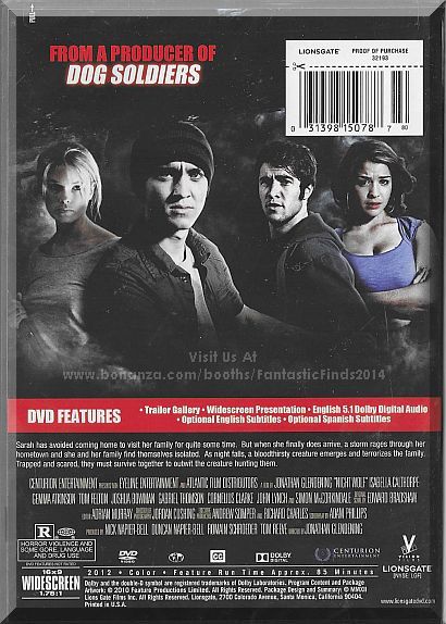 DVD - Night Wolf (2012) *Isabella Calthorpe / Gemma Atkinson / Tom ...