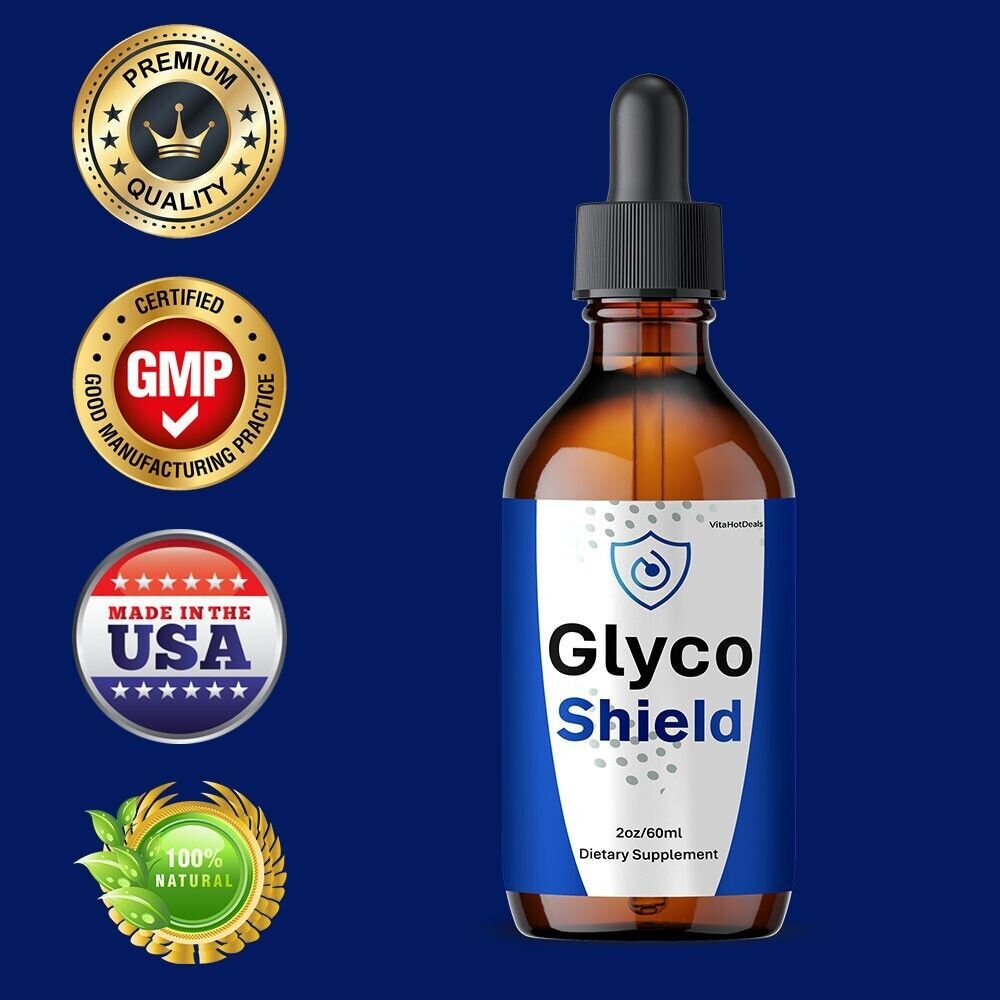 Glyco Shield All Natural Supplement, Max Strength , GlycoShield Drops ...