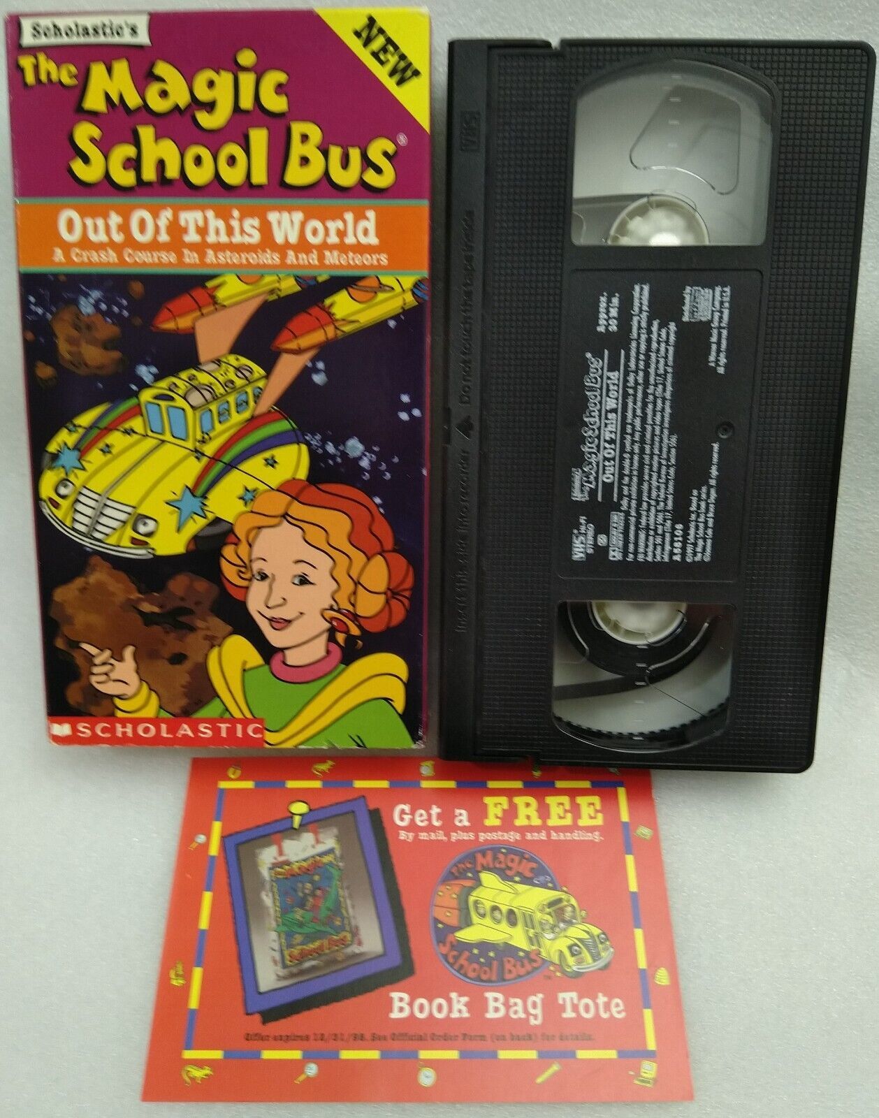 VHS The Magic School Bus - Out Of This World Asteroids And Meteors (VHS ...