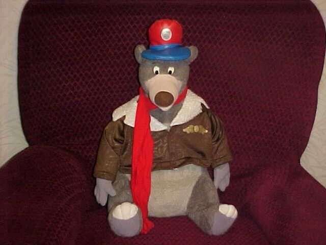24" Disney Pilot Baloo Plush Stuffed Toy From Tale Spin Playmates Rare ...