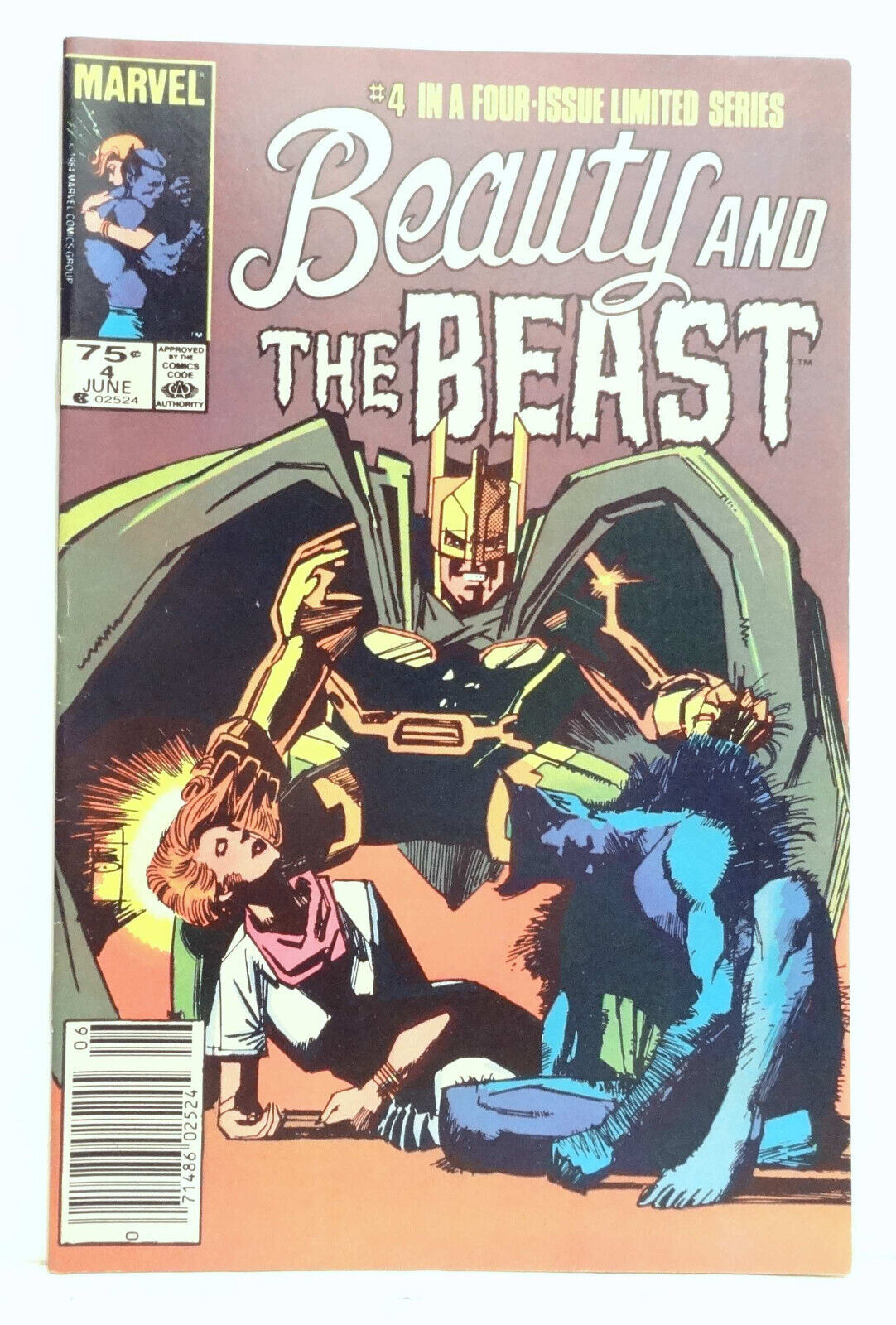 Marvel Beauty and the Beast # 4 Limited Series 1985 Comic Book ...