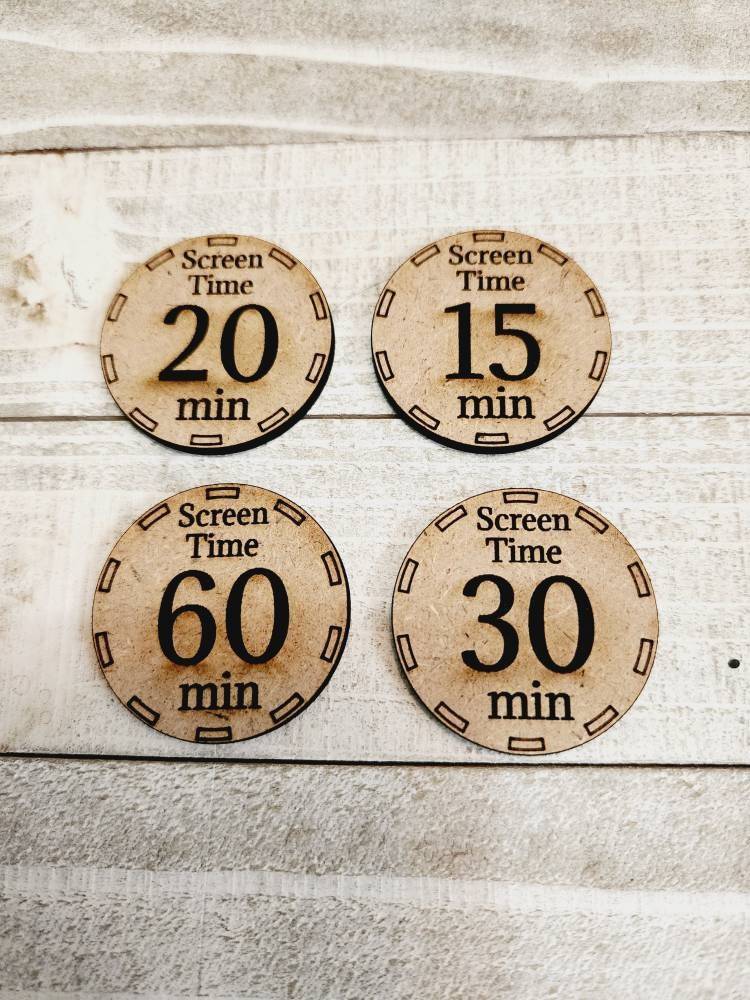 Kids Screen Time Tokens: Chores & Game Rewards - Other Crafts