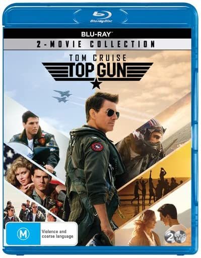 Top Gun + Top Gun Maverick Blu-ray | Tom Cruise 2 Movie Collection ...