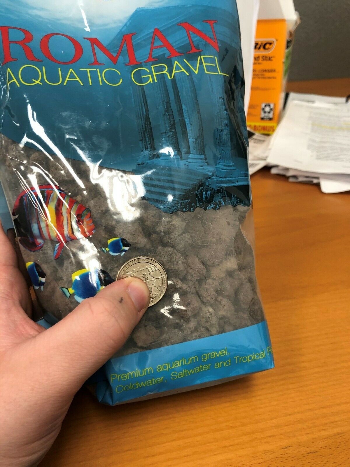 Crushed Natural Lava Rocks Aquarium Vivarium Fish Tank Gravel Substrate ...