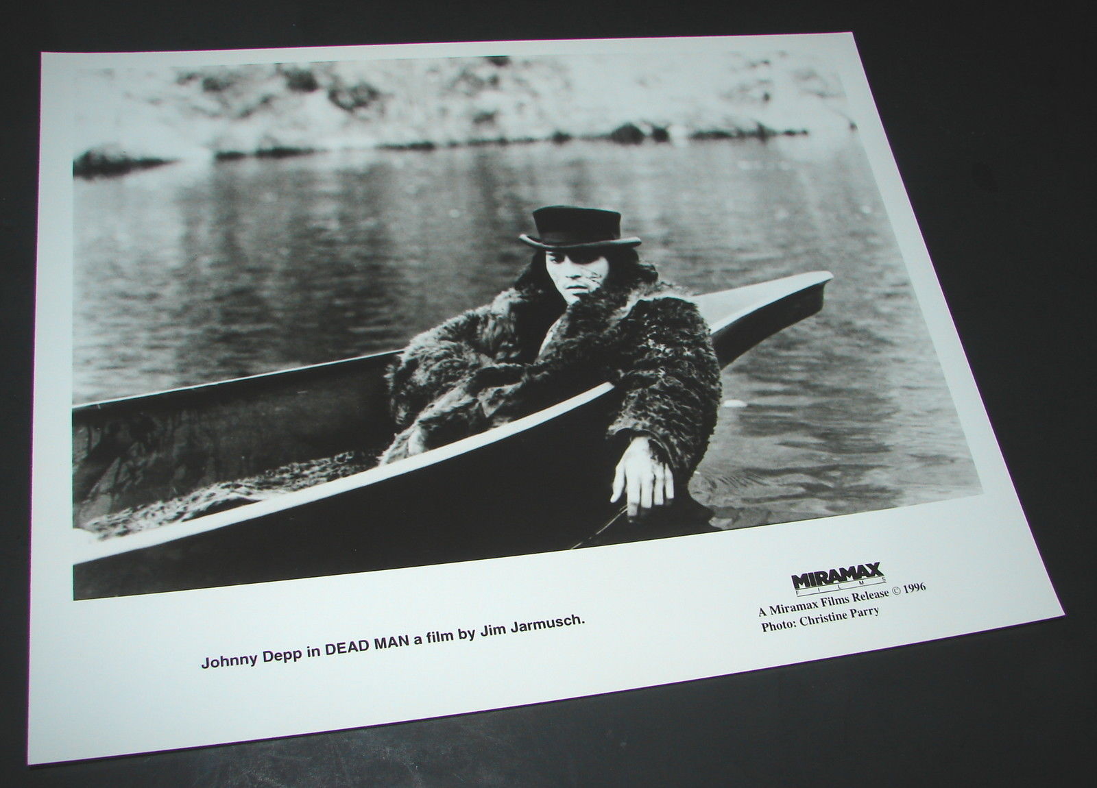 1996 Jim Jarmusch Movie DEAD MAN 8x10 Press Photo JOHNNY DEPP River ...