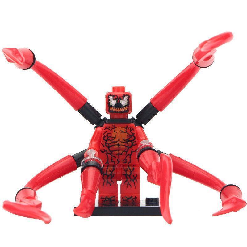 2pcs/set Spider-Man Venom & Carnage Symbiote Toxin Moc Minifigures ...