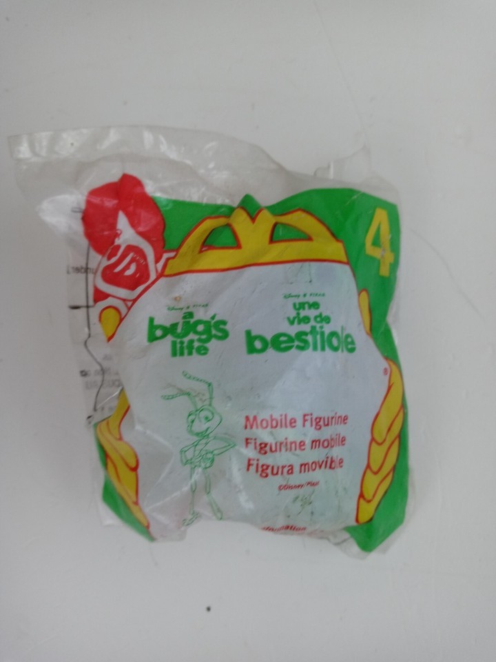 New 1998 McDonald’s Happy Meal Toy #4 Disney A Bug's Life Flik Mobile ...