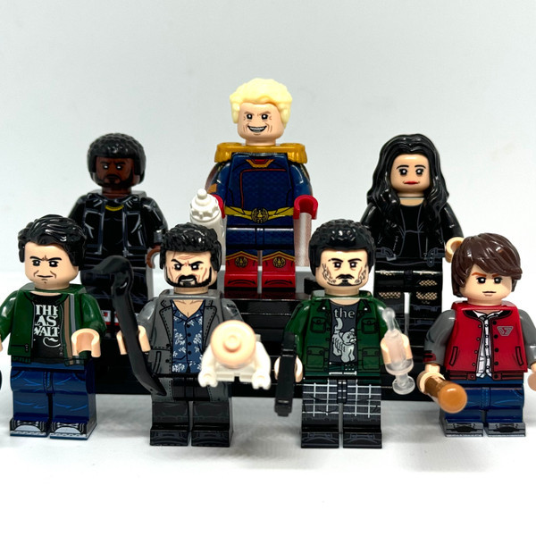The Boys Set Homelander Billy Butcher Superhero Pack Toys Minifigures ...