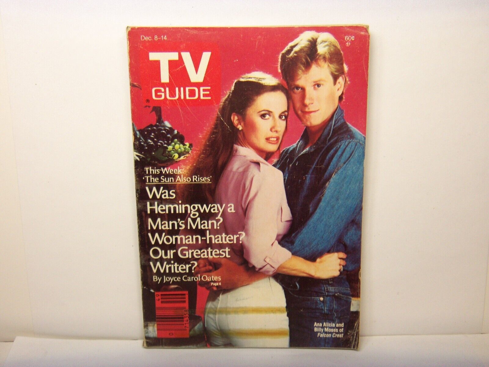 VINTAGE TV GUIDE MAGAZINE DEC 8 - 14 1984 ANA ALICIA BILLY MOSES FALCON ...