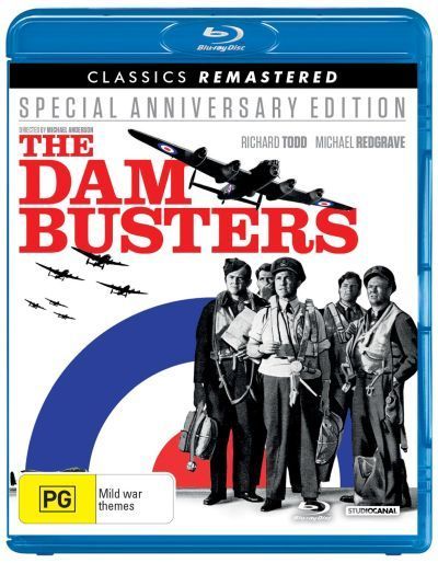 The Dam Busters Blu-ray | Richard Todd, Michael Redgrave | Region B ...