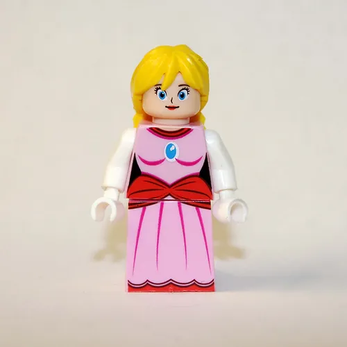 NBT Princess Peach Mario World Nintendo Game Minifigure Custom Movie ...