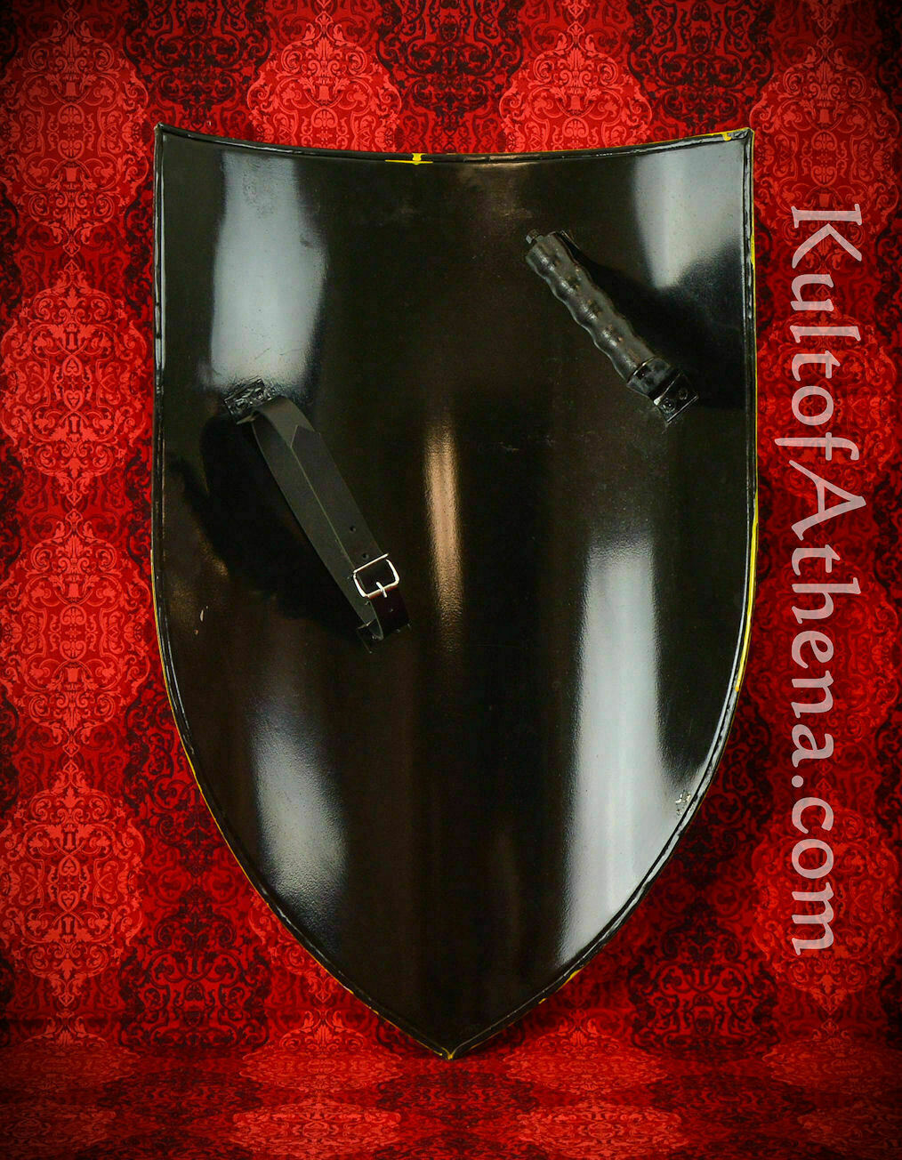 Medieval Left Handed Steel Heater Shield Blank - 18 Gauge Steel Battle ...