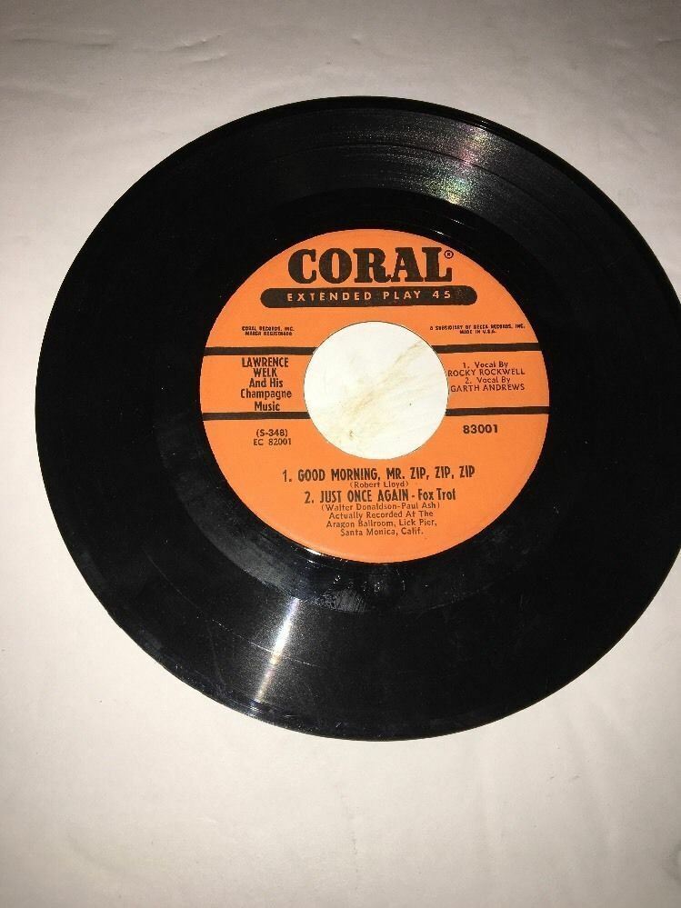 45 RPM VINYL Album-CORAL RECORDS-2 PC Set-Lawrence Welk-EC-82001-RARE ...
