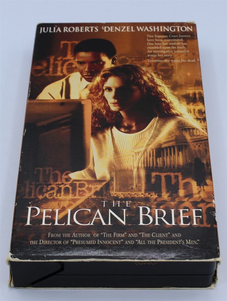The Pelican Brief (VHS, 1994) - Denzel Washington - VHS Tapes