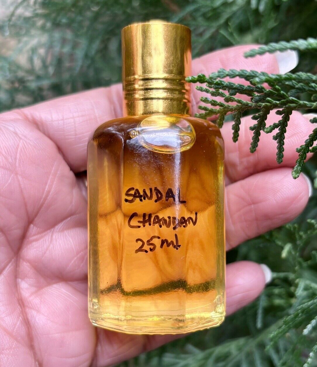 25 ml Natural Chandan Sandal Fragrance ATTAR/ITTAR Perfume Oil hindu ...