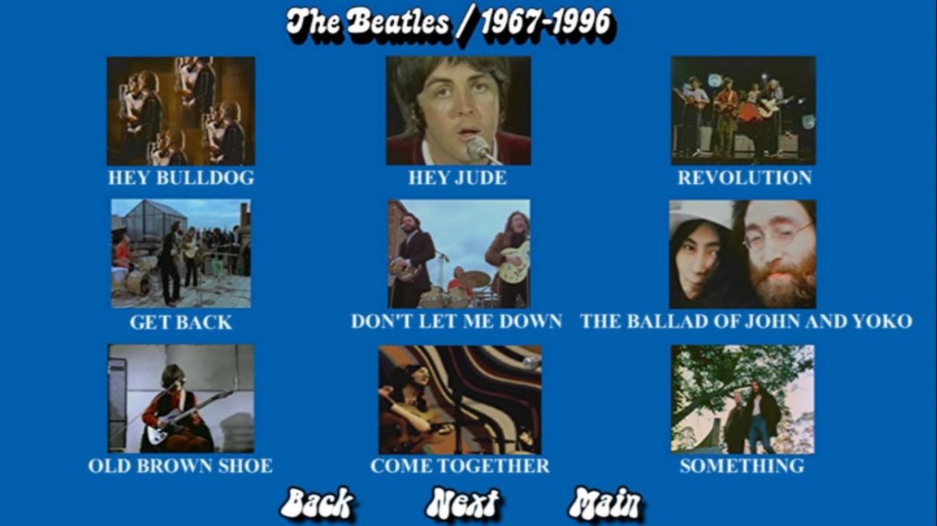The Beatles 1967-1996 DVD Promo Video Collection Let It Be Hey Jude ...