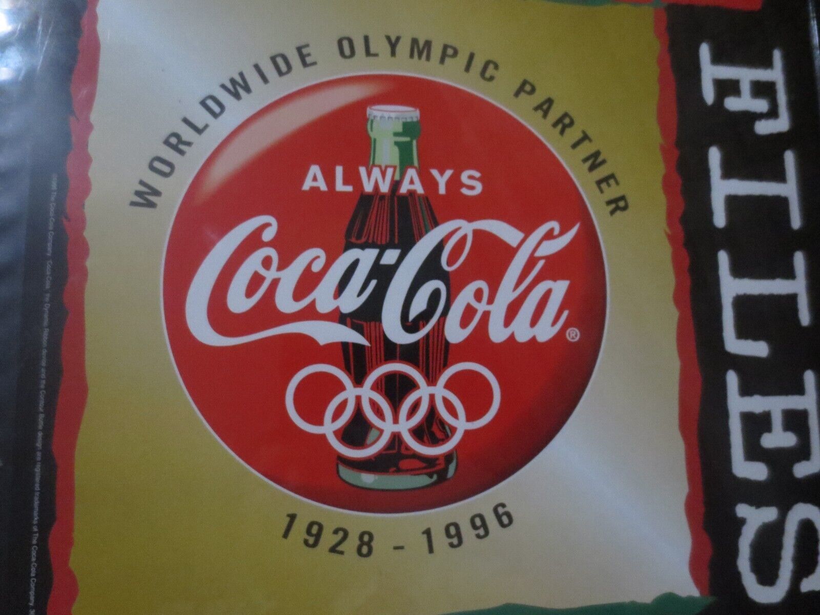 Coca-Cola 1996 OLYMPIC PACKET 10 IN 3 RING NOTEBOOK - Soda