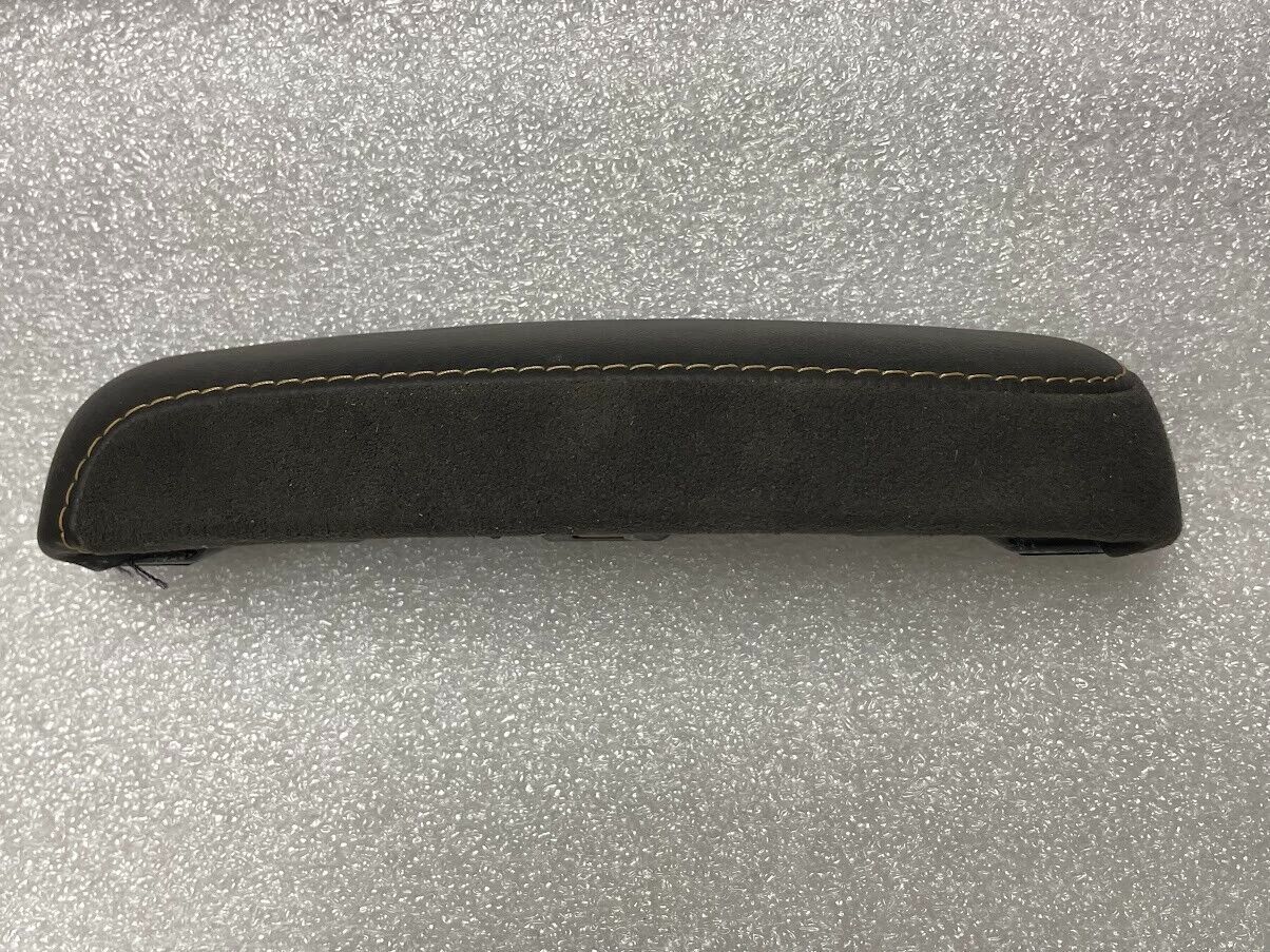 CTS-V 2014-2018 black leather suede console end cap. Yellow gold ...