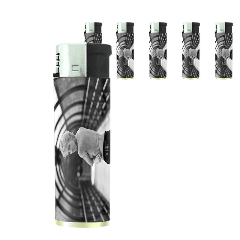 Bad Girl Pin Up D10 Lighters Set of 5 Electronic Refillable Butane - Other