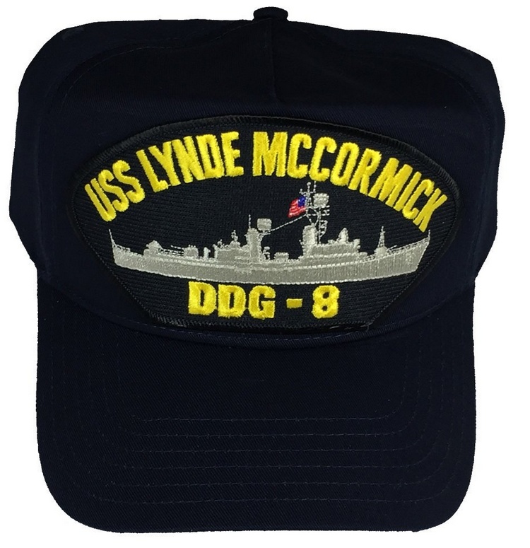 USS LYNDE MCCORMICK DDG-8 HAT USN NAVY SHIP CHARLES ADAMS CLASS ...