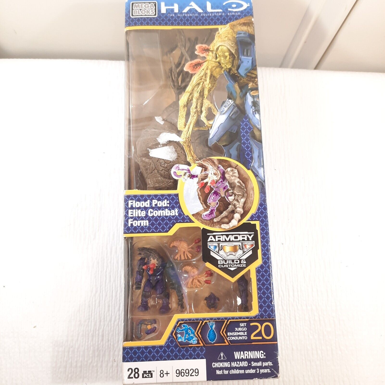 NEW Halo Mega Bloks 96929 Flood Pod Elite Combat Form Armory Build ...