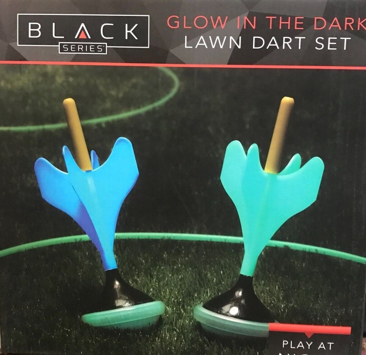 Black Series - Glow in the Dark Lawn Dart Set - New - Game - 4 Darts ...