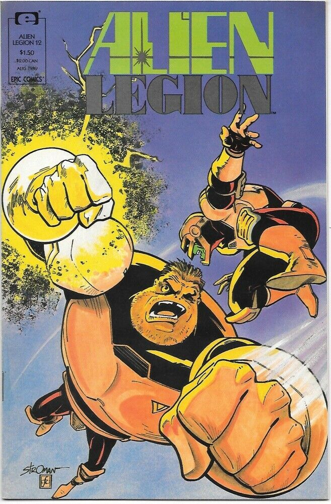 The Alien Legion Comic Book Vol 2 #12 Marvel Comics 1989 VERY FINE NEW ...