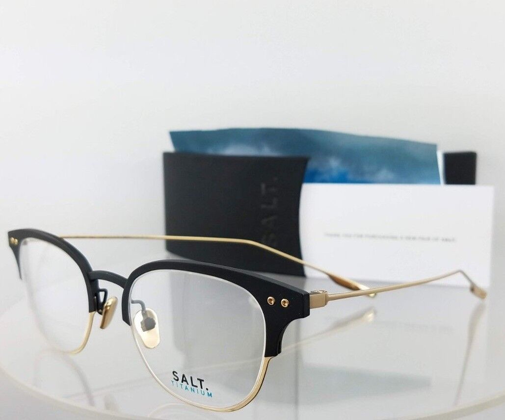 Brand New Authentic Salt Eyeglasses Chrissie Bs/Hg Gold 48Mm Titanium ...