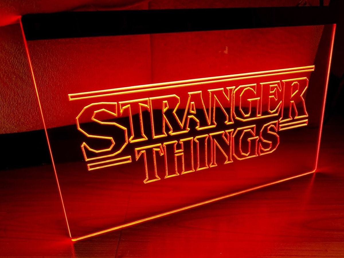 Stranger Things LED Neon Sign home decor craft display glowing film ...