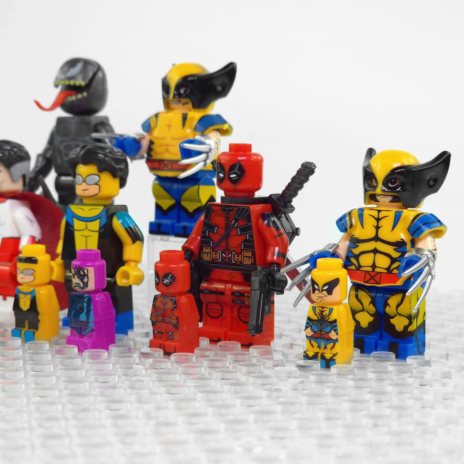 Marvel Deadpool Wolverine Venom Riot Kang the Conqueror 8pcs ...