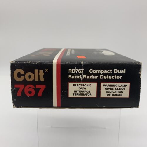 Vintage NOS Colt RD767 Dual Superheterodyne Circuit Radar Detector RS767 New * - Radar & Laser ...